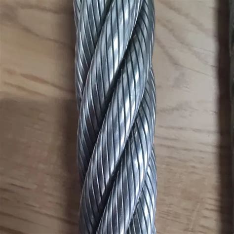 Steel Wire Rope 6X36 FC Iwrc Electro Galvanized For Lifting Loading