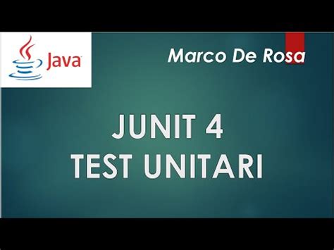 Test Unitari JUNIT4 YouTube