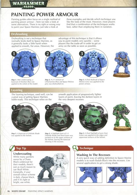 Warhammer Model Painting How To Paint Space Marine Part 1