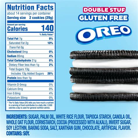 New Nabisco Oreo Double Stuf Gluten Free Chocolate Sandwich Cookies Ebay