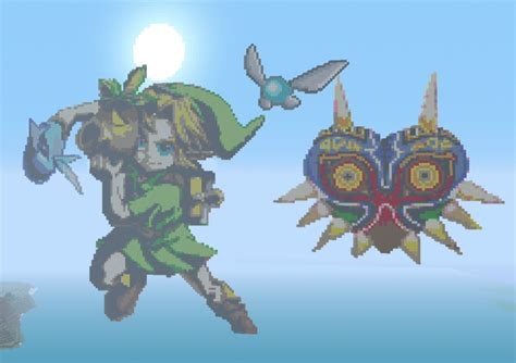 Minecraft Pixel Art Legend Of Zelda