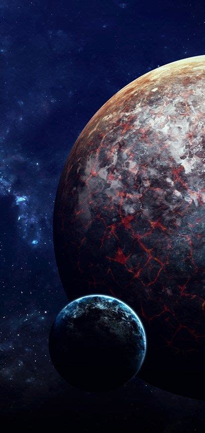 4k planètes galaxie art 3D nébuleuse étoiles Terre cosmonautique