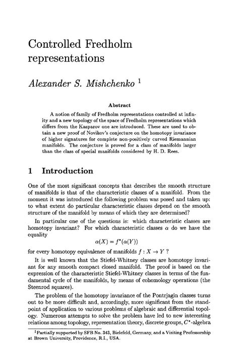 controlled fredholm representations novikov conjectures index theorems and rigidity