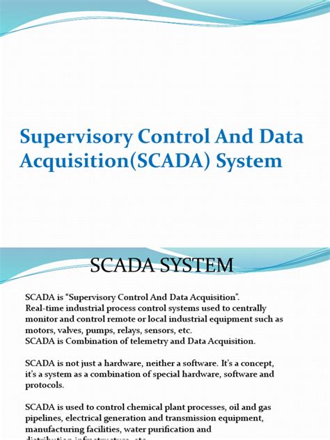 supervisory control and data acquisition scada system pdf scada programmable logic