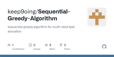 github keep9oing sequential greedy algorithm sequential greedy algorithm for multi robot task