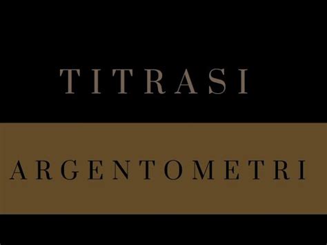 TITRASI ARGENTOMETRI Standarisasi Larutan AgNO3 0 05N Dengan Larutan