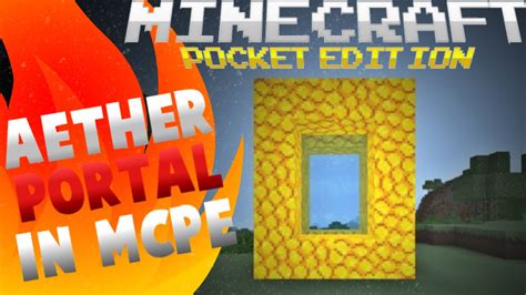 How To Make The Aether Portal In Minecraft Pe Pocket Edition