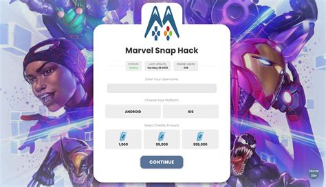 Marvelsnaphack Marvel Snap Hack Replit