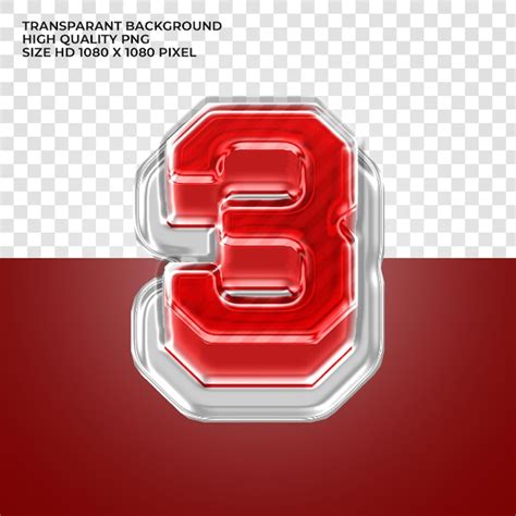 Letra Del Alfabeto Rojo 3d Archivo PSD Premium