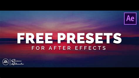SMOOTH Transition Presets FREE For After Effects Sam Kolder Style
