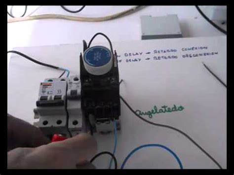 On Delay temporizador neumático en contactor conexión 3 YouTube
