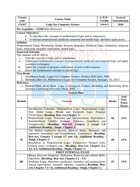 cs367 logic for computer science pdf first order logic formal verification