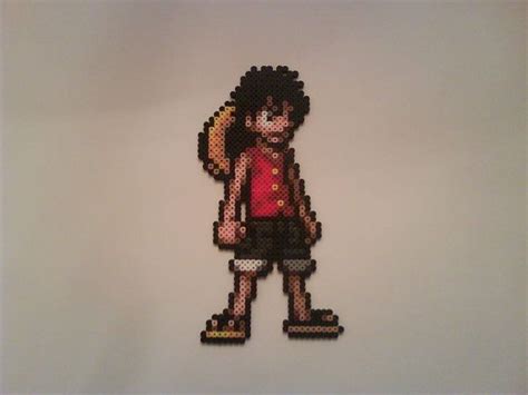 One Piece Monkey D Luffy Perler Bead Sprite By Crausse On DeviantART