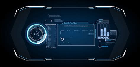 Dise O De Pantalla De Interfaz Futurista Vector Hud Vector Premium