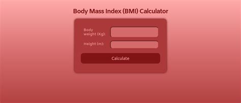 Github Lailacivatti Bmi Calculator Body Mass Index Calculator