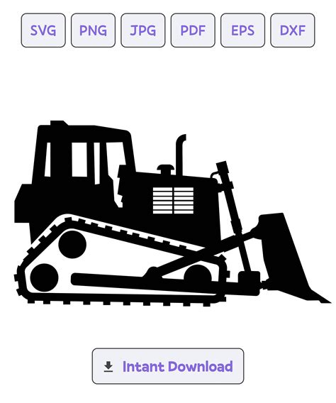Bulldozer Svg Bulldozer Driver Svg Bulldozer Clipart Clip Art Drawing