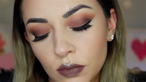 Matte Brown Smokey Eye Makeup Tutorial For Hooded Eyes Youtube