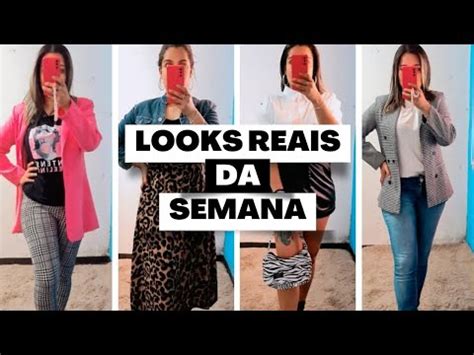 Uma Semana De Looks Reais Looks Do Pinterest Trabalho E Lazer