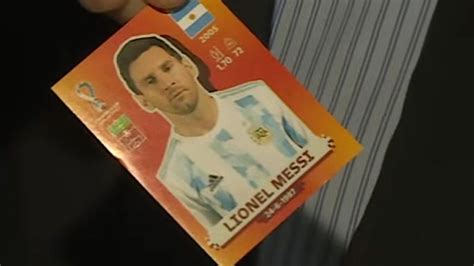 C5N encontró la figurita de Messi para el álbum del Mundial