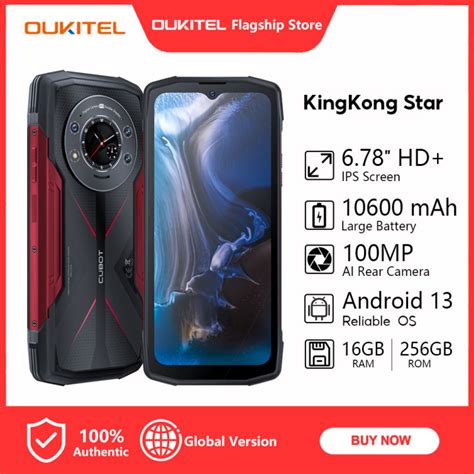 Cubot KingKong Star 5G 24GB 256GB 6 78 2K Screen Rugged Smartphone