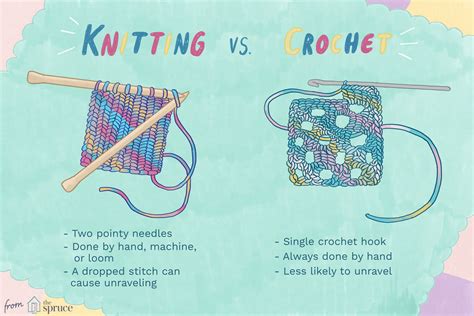 What S The Difference Between Knitting And Crocheting