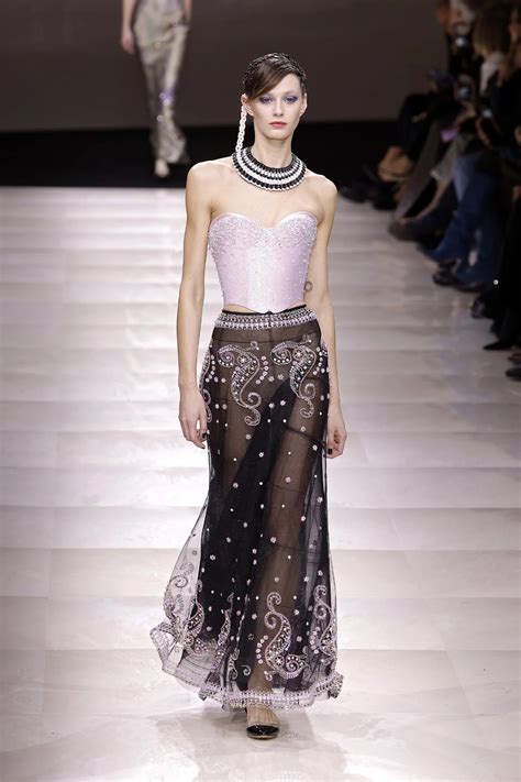 Giorgio Armani Prive Fashion Show Runway Couture Spring Summer 2024