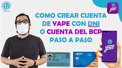 Como Crear Tu Cuenta De YAPE Con DNI O TARJETA DE DEBITO BCP Paso A