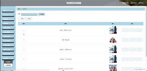 springboot毕设项目电商网站在线客服073z2（java vue mybatis maven mysql） springboot在线客服 csdn博客