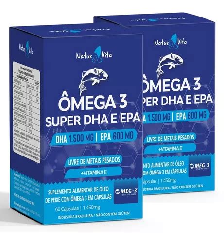 Suplemento en cápsulas NatusVita Omega 3 con DHA Concentrado Importado