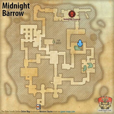 Blackreach Greymoor Caverns Map For ESO Greymoor Chapter The Elder