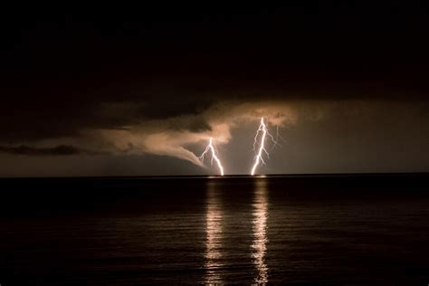 ITAP Of A Waterspout And Lightning R Itookapicture