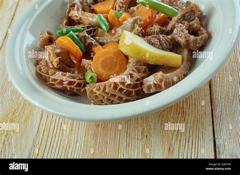 Tripes A La Mode De Caen Traditional Dish Of The Cuisine Of Normandy