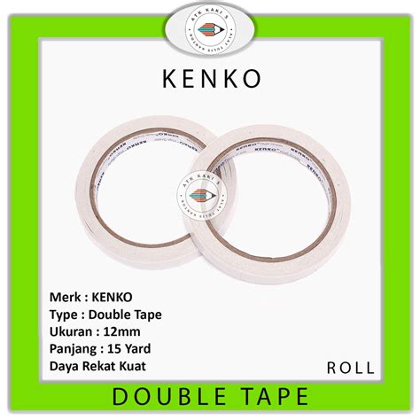 Jual Kenko Double Tape Kenko Mm Pcs Shopee Indonesia