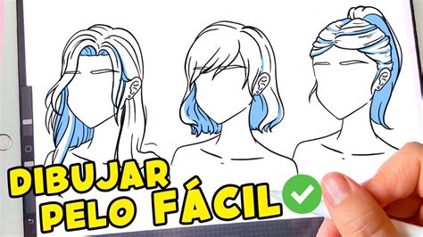 COMO DIBUJAR PELO ANIME EN DIGITAL Dibujo Digital Procreate Tutorial