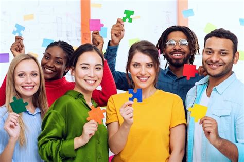 Trabajo En Equipo De Socios Que Trabajan Juntos Concepto De