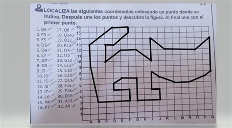 LOCALIZA Las Siguientes Coordenadas Colocando Un Punto Donde Se Indica