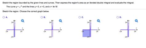 solved sketch the region bounded by the given lines and