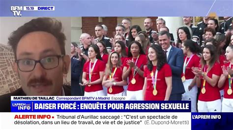 Baiser forcé le Parquet espagnol ouvre une enquête préliminaire pour