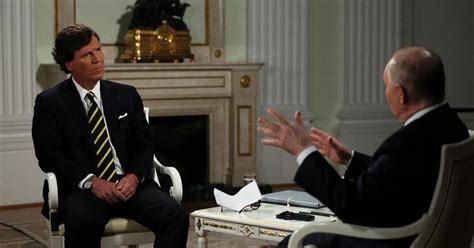 Interview de Vladimir Poutine Tucker Carlson malmené par le chef du