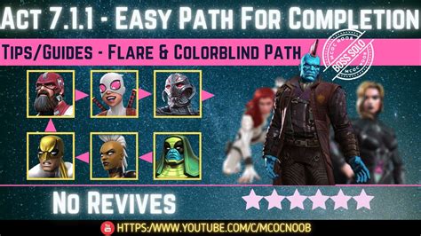 MCOC Act 7 1 1 Easy Path For Completion Tips Guides No Revives