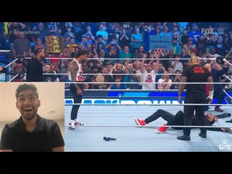 Wwe Jey Uso Betrays Roman Reigns End Of Bloodline Reaction Youtube