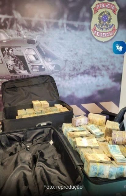 Pf Apreende Duas Malas Cheias De Dinheiro No Aeroporto Castro Pinto