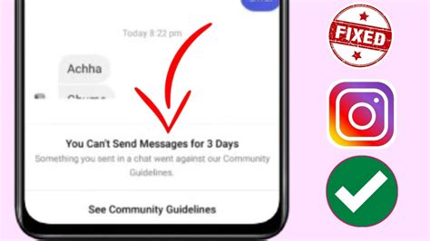Fix You Can T Send Message For 3 Days On Instagram Problem 2024 You
