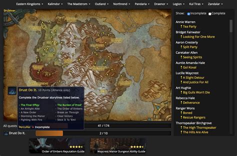 New Site Feature Quest Completion Tool Track Your Loremaster