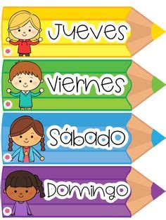 Ideas De Dias De La Semana Dias De La Semana Actividades
