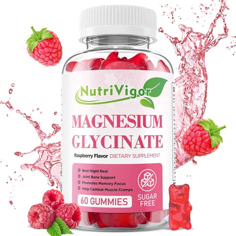 Amazon GREENPEOPLE Magnesium Glycinate Gummies 400mg Magnesium