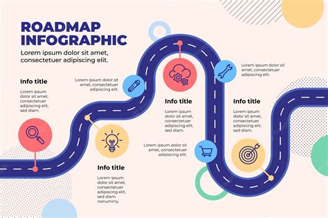 Free Vector Flat Roadmap Infographic Template Roadmap Infographic