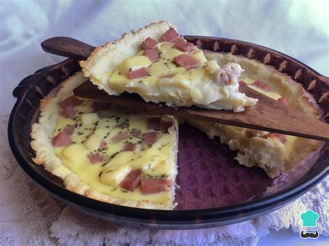 Tarta de jamón y queso Receta CASERA