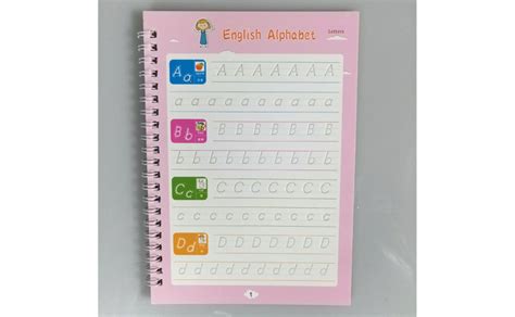 Invat Sa Scriu Litere De Mana Caiet De Scriere Reutilizabil