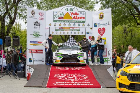 Elwis Chentre fa il Rally Valle d Aosta è ancora suo